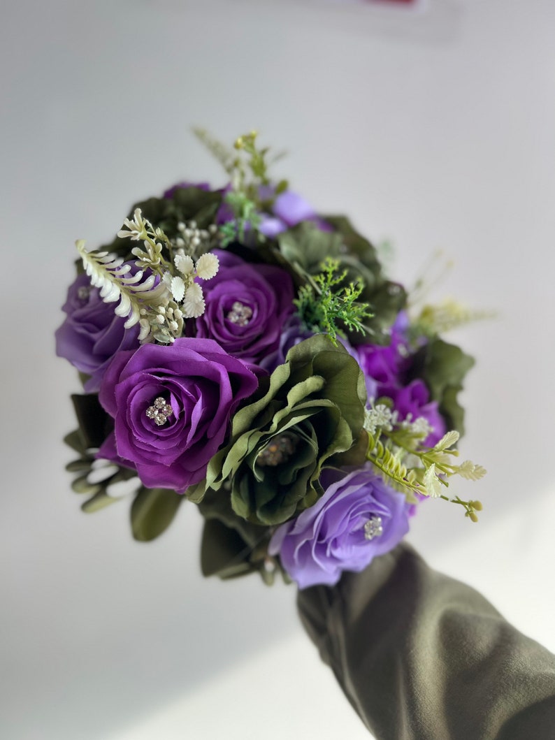 Lilac Enchanted Forest Quinceanera Bouquet - Etsy