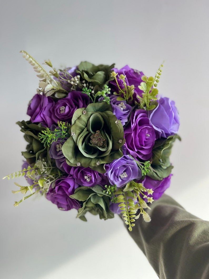 Lilac Enchanted Forest Quinceanera Bouquet - Etsy