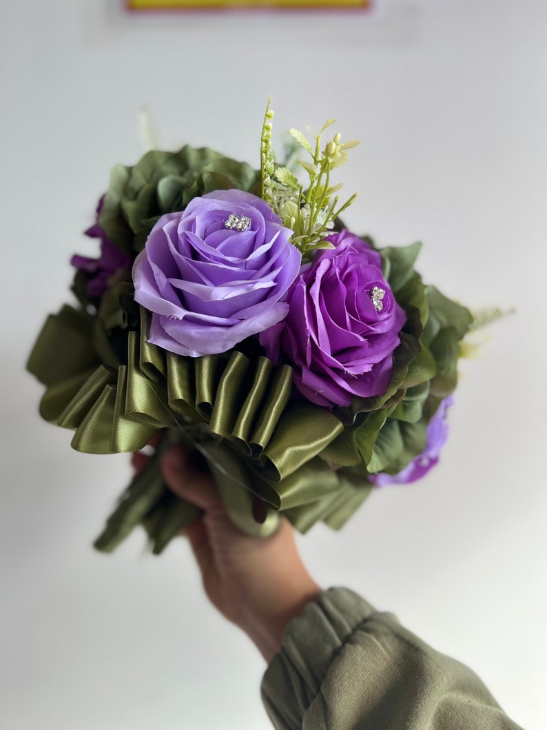 Lilac Enchanted Forest Quinceanera Bouquet - Etsy