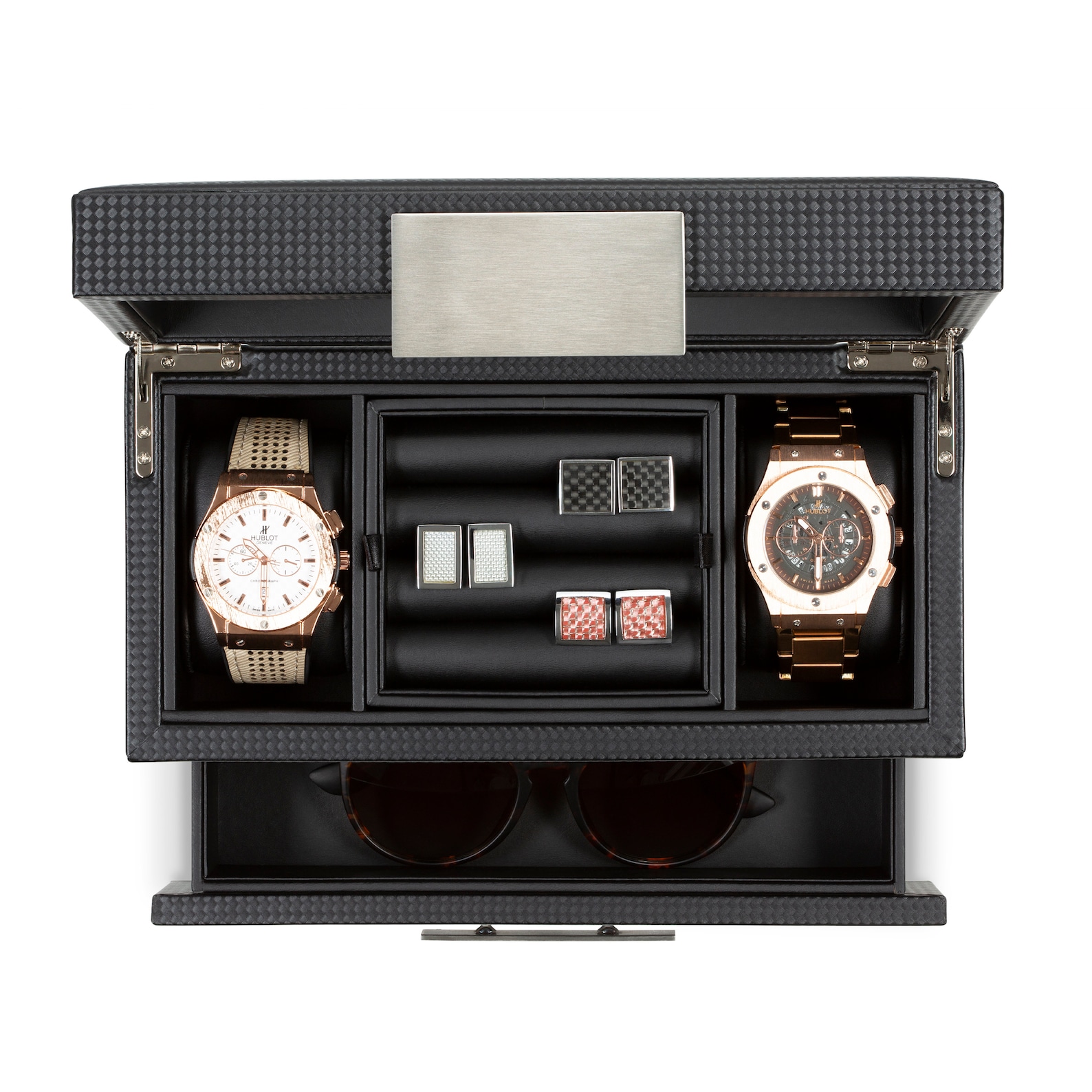 Personalized Valet Jewelry Watch Box for Men, Men's Valet Organizer ...