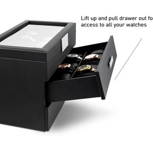 Personalized 36 Slot Watch Box for Men , Mens Watch Case , Watch Box ...
