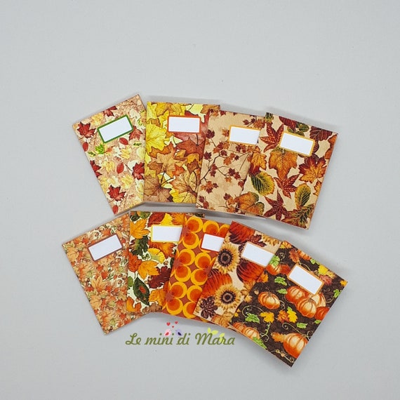 PDF Printable 9 Notebooks for Dollhouse Miniature 1:12 Scale | Etsy