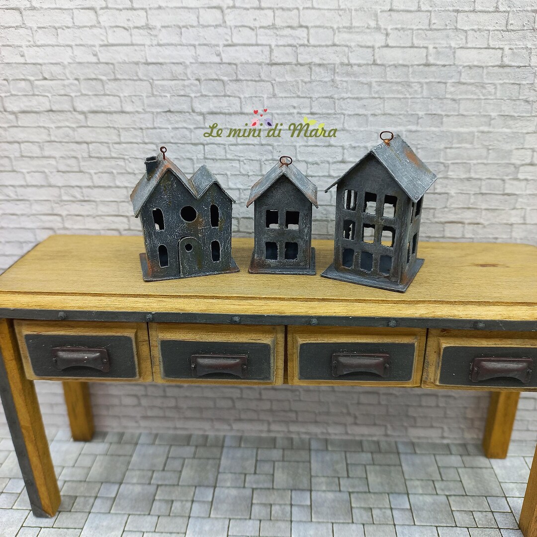 Miniature “ZINC” LANTERN for Dollshouse - One-inch Scale - 1:12 Scale ...