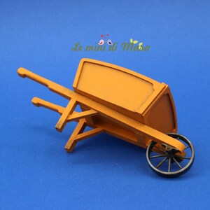Miniature WHEELBARROW for Dollshouse - One-inch Scale 1:12 Scale ...