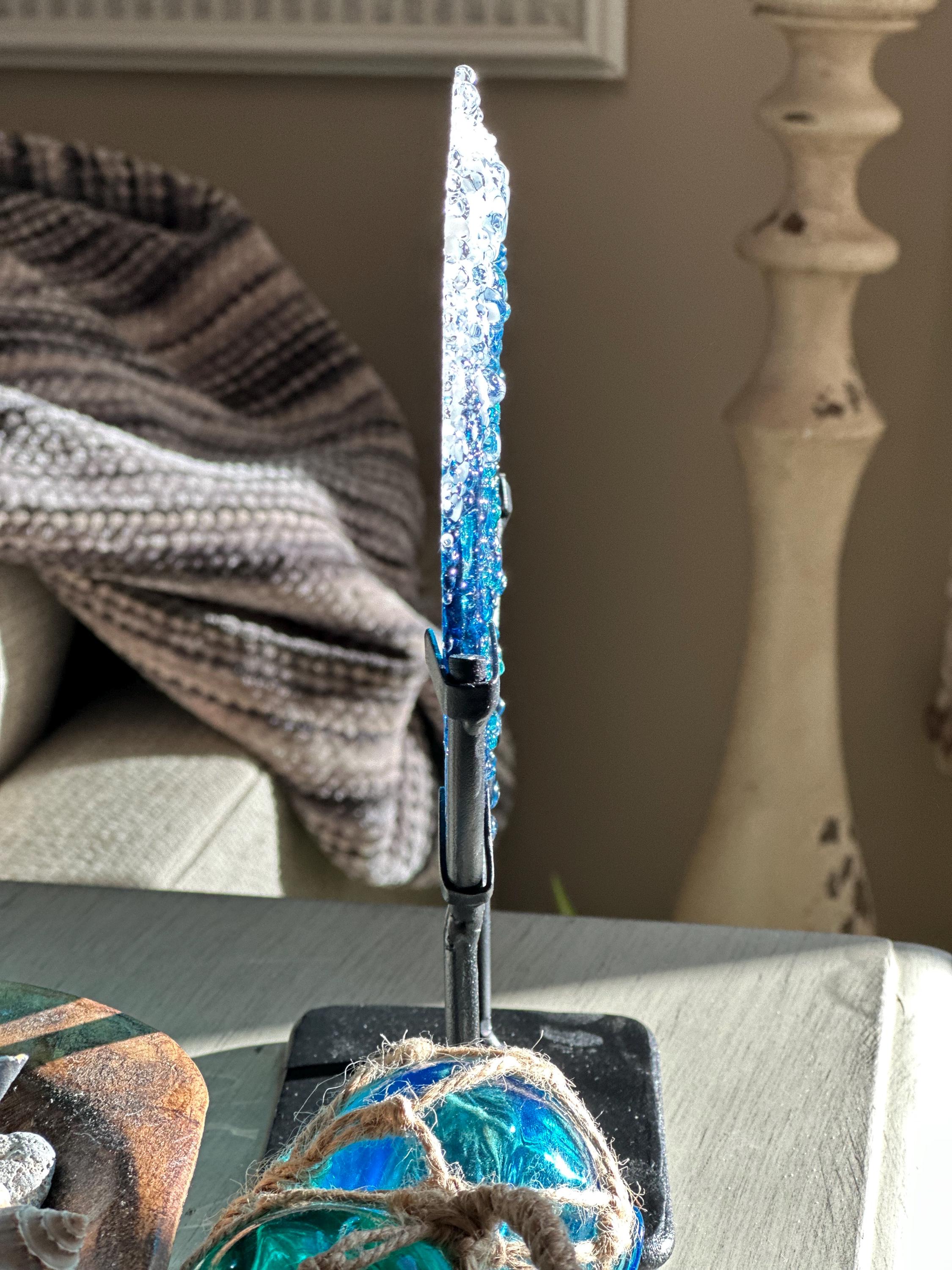 6” Fused Glass Wave - Tri-colored - Etsy
