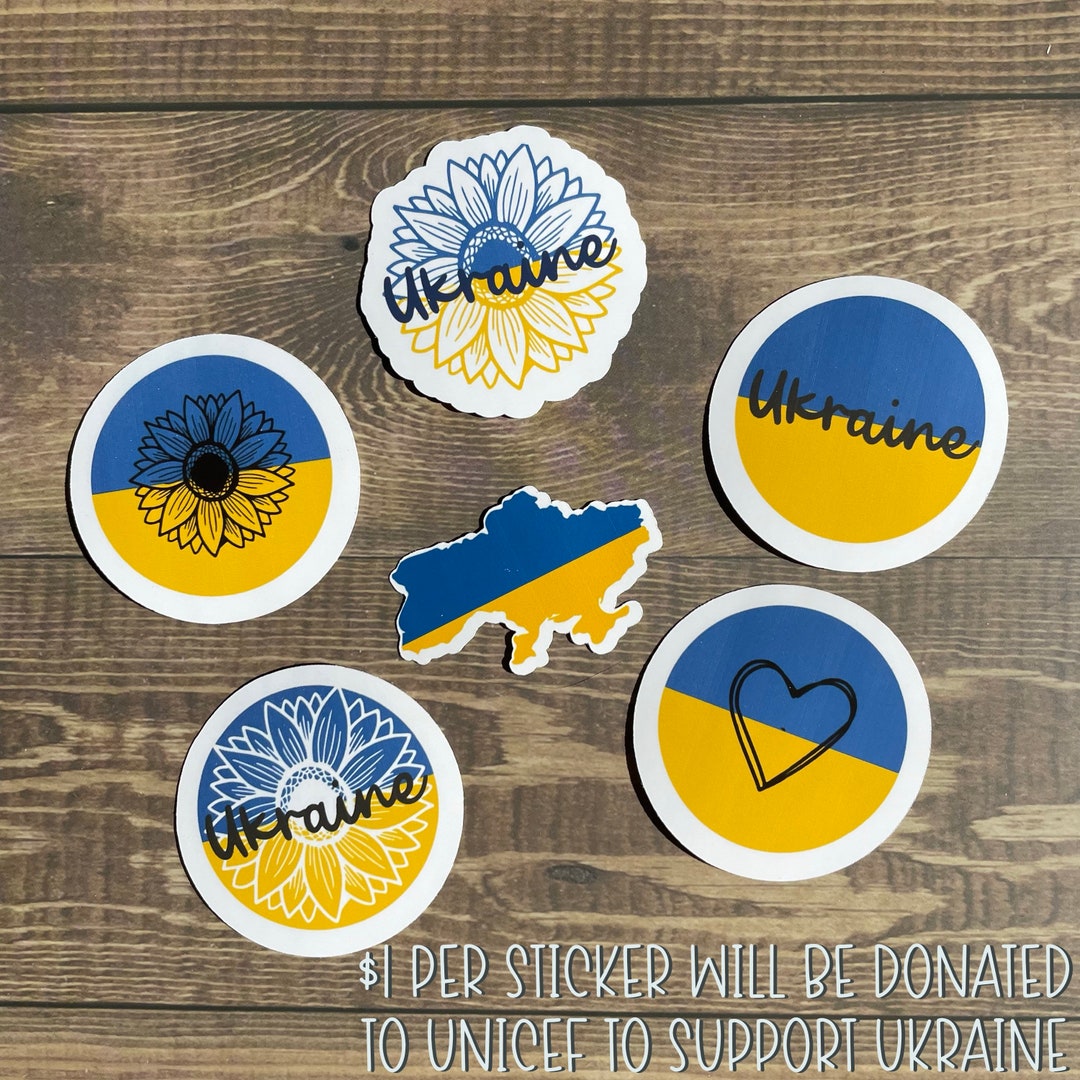 Stand With Ukraine Stickers - Etsy