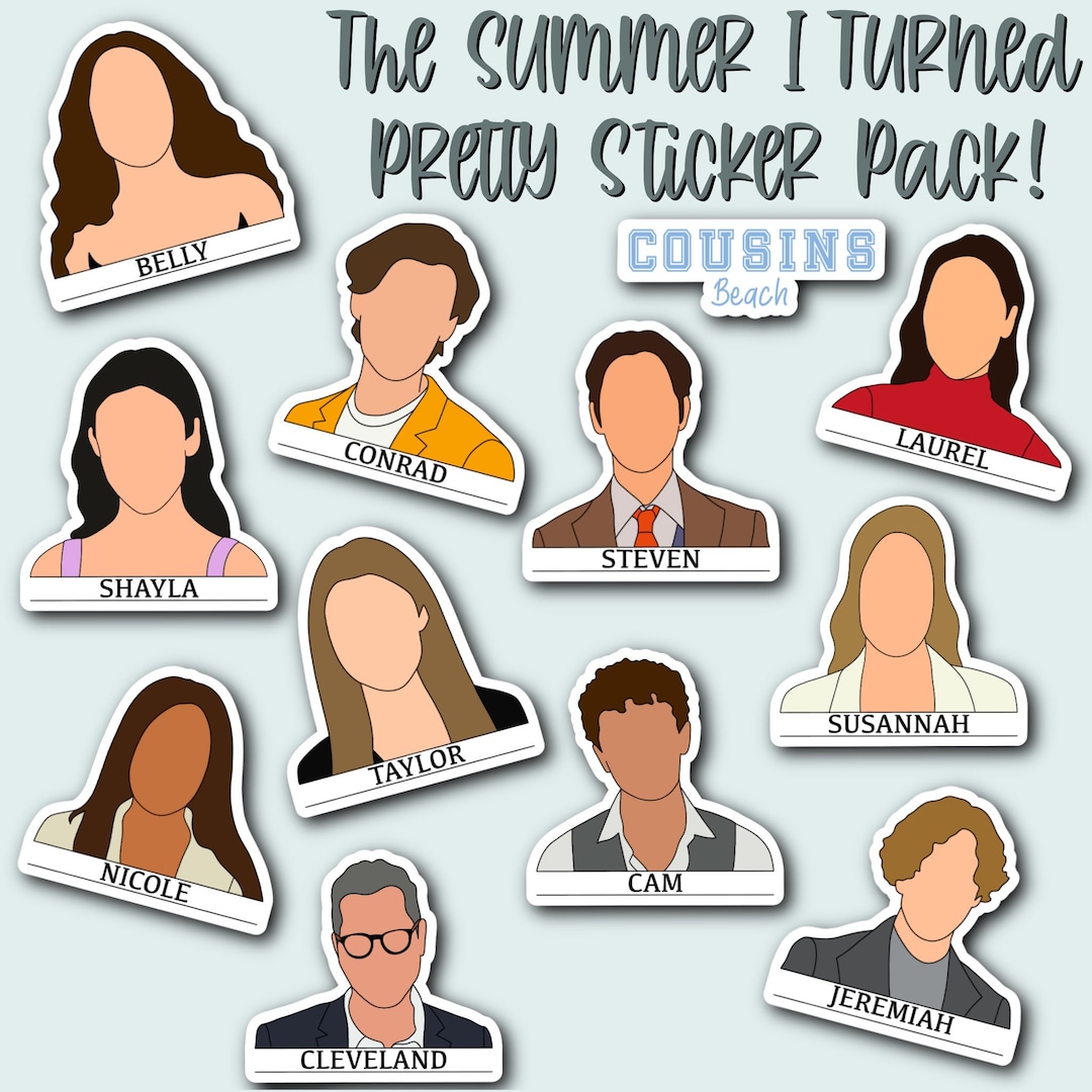 The Summer I Turned Pretty Sticker Pack - Etsy