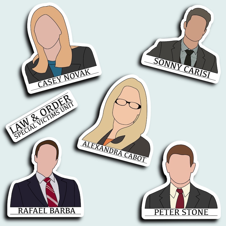 Law and Order - SVU Complete Sticker Pack - Etsy