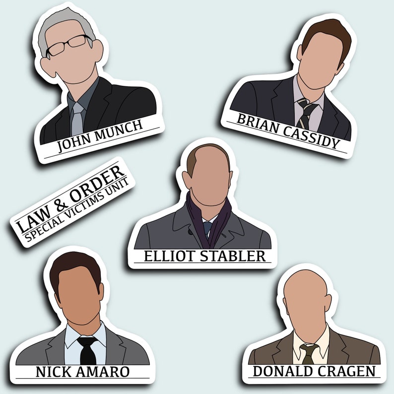 Law and Order - SVU Complete Sticker Pack - Etsy