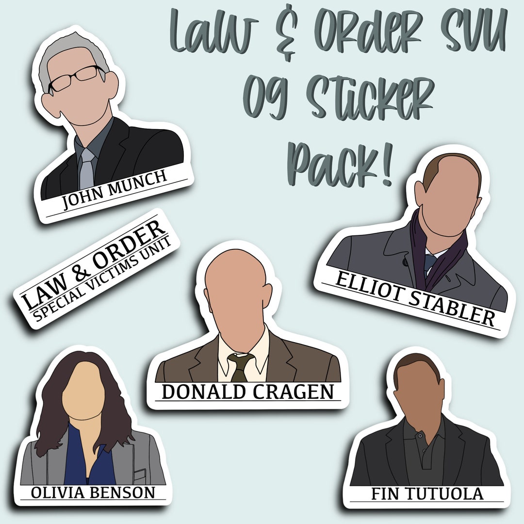 Law and Order - SVU OG Crew Sticker Pack - Etsy