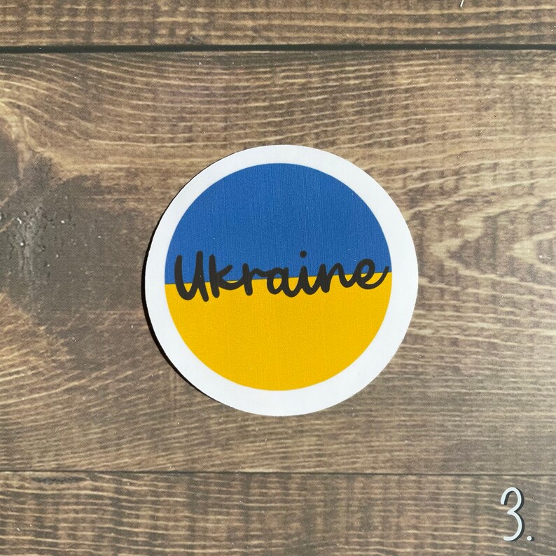 Stand With Ukraine Stickers - Etsy