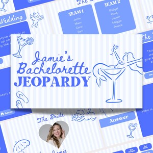 Coastal Bachelorette Jeopardy Game: Canva Template (digital Download ...