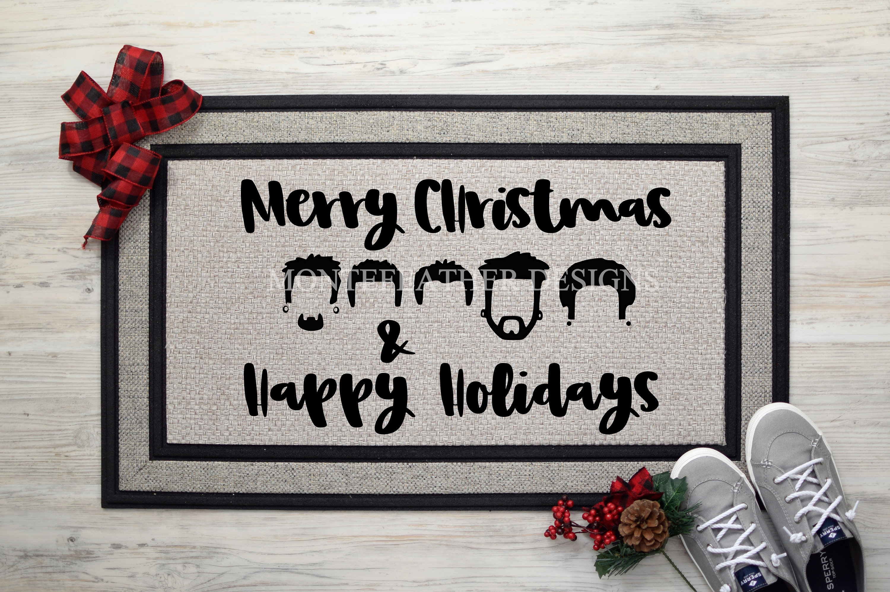 Merry Christmas Happy Holiday NSYNC Mat - Etsy