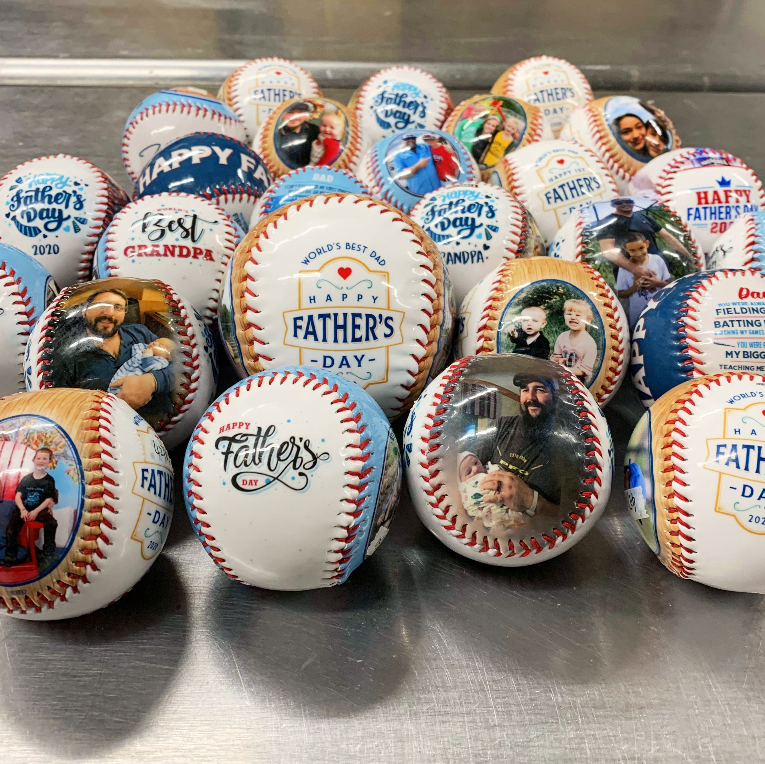 Personalized Photo Baseball Vintage Design Father's - Etsy