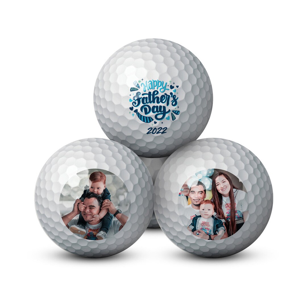 Personalized Custom Golf Balls 3 Pack Custom Father's - Etsy