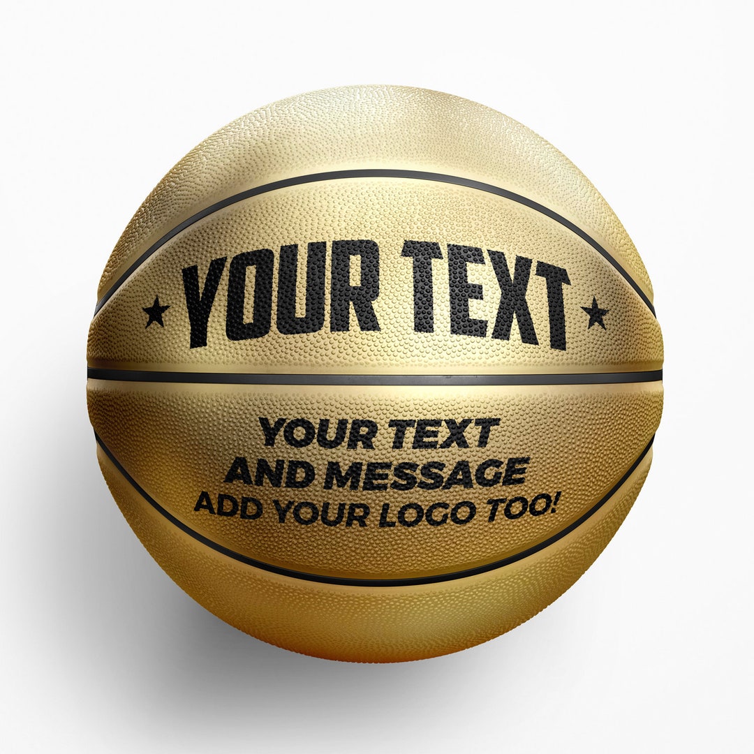 Custom Gold and Silver Basketballs | Official Size | Milestone, Award ...