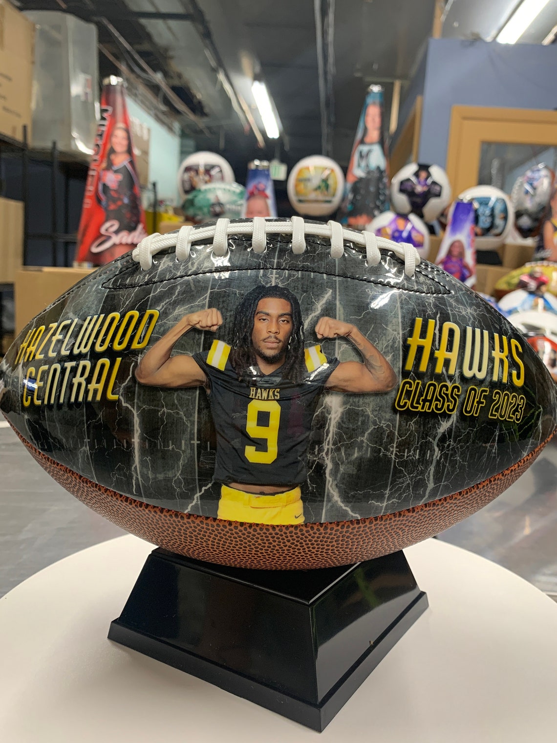 Custom Photo Football Playmaker Design Great for Senior - Etsy