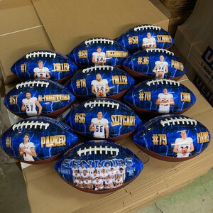 Custom Photo Football | Personalized Team Gift - Etsy
