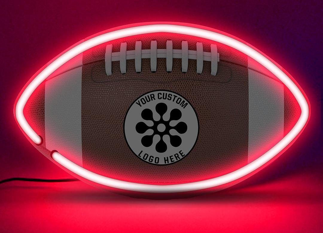 Custom Photo Football Neon Sign |real Glass Tube Neon for Bar/bedroom ...