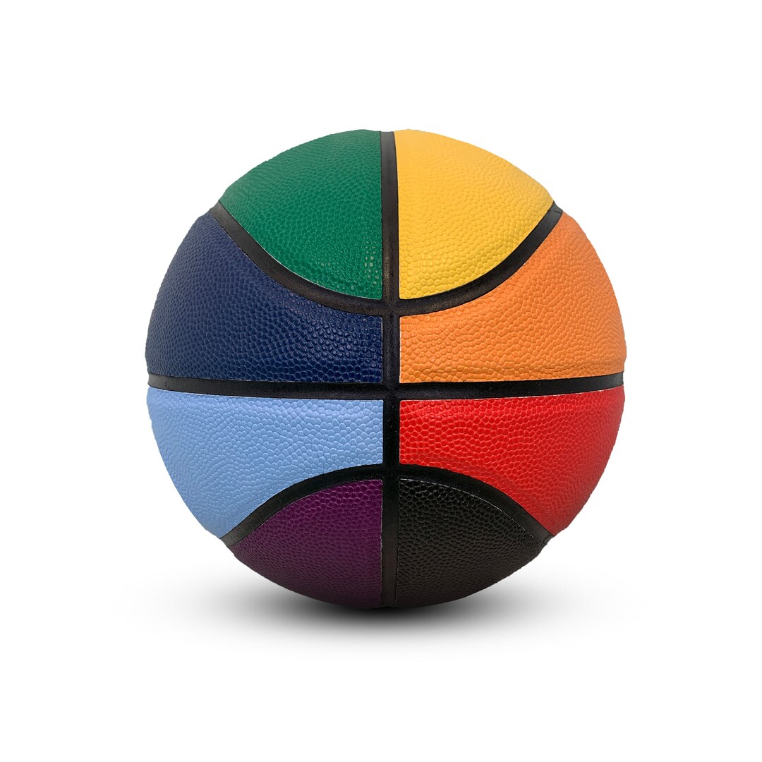 Rainbow Basketball | Pride Gift for Basketball Lovers - Etsy