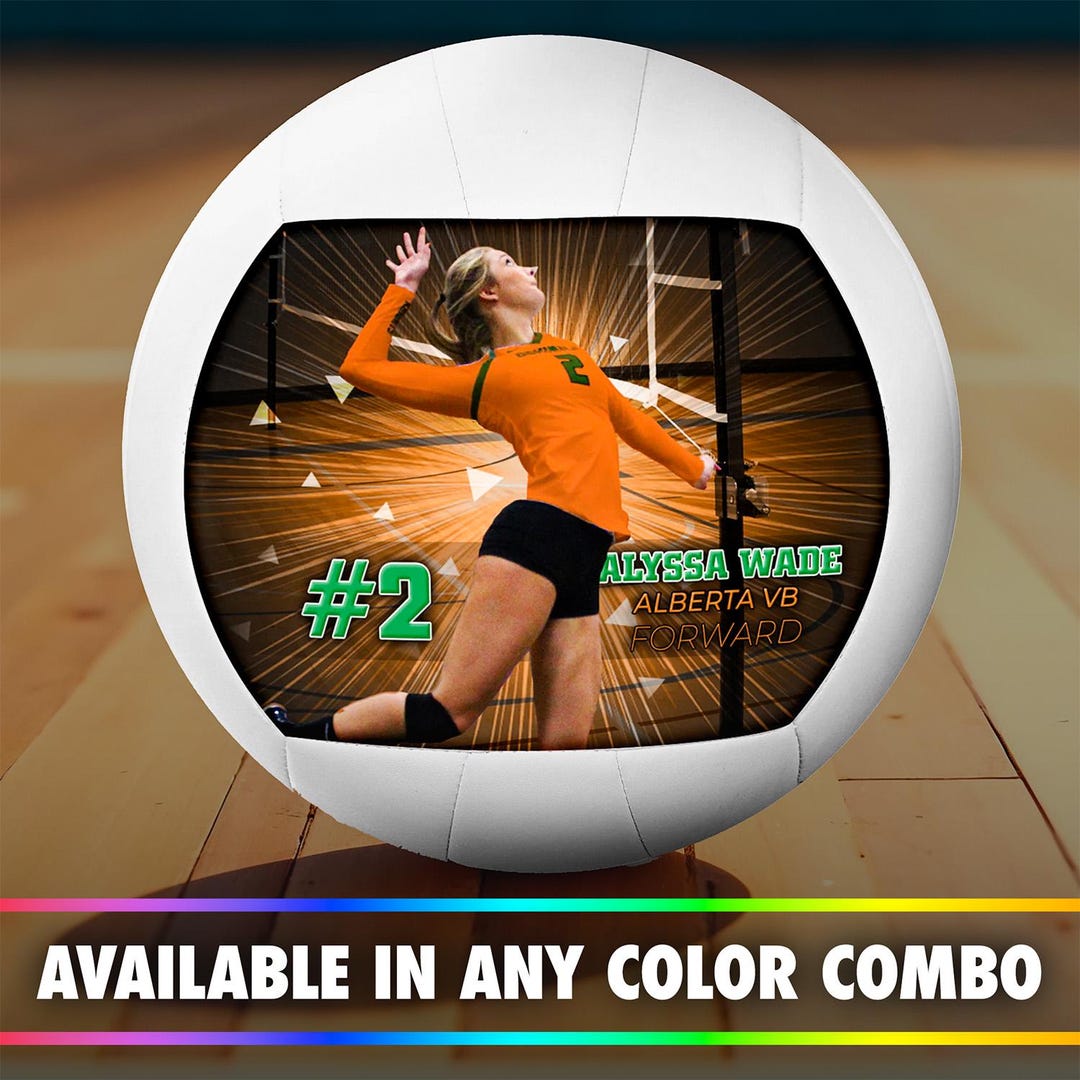Custom Photo Volleyball | Senior Night Gift, Coach, Team Gifts - Etsy
