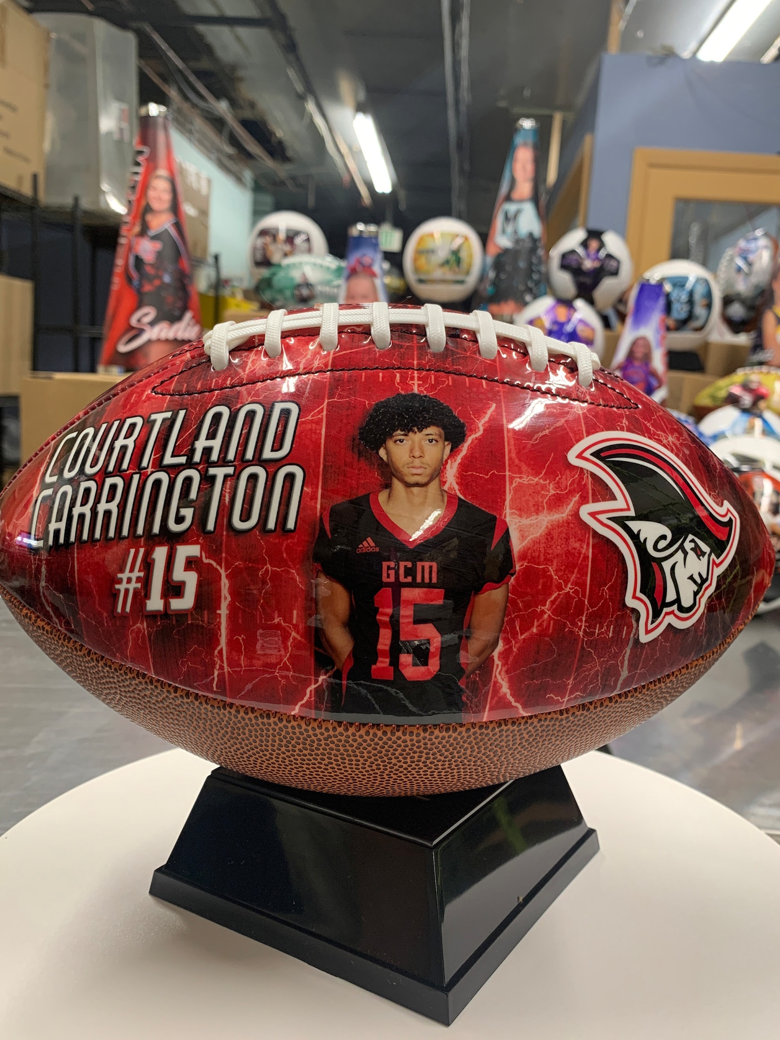 Custom Photo Football Playmaker Design Great for Senior - Etsy