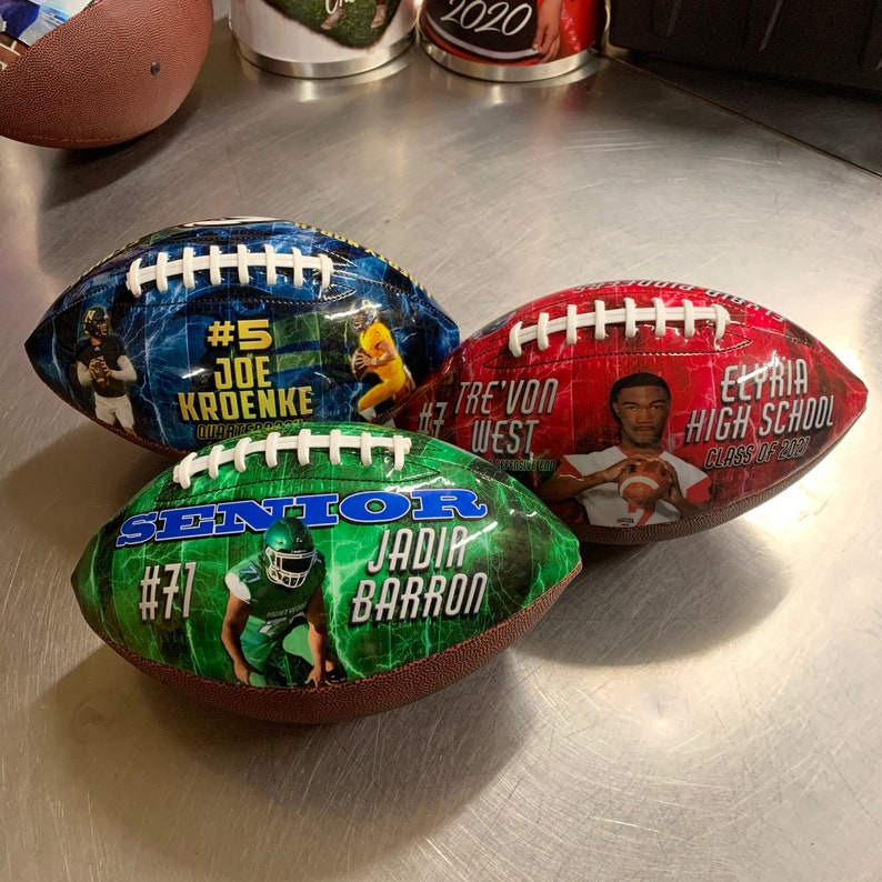 Custom Photo Football Playmaker Design Great for Senior - Etsy