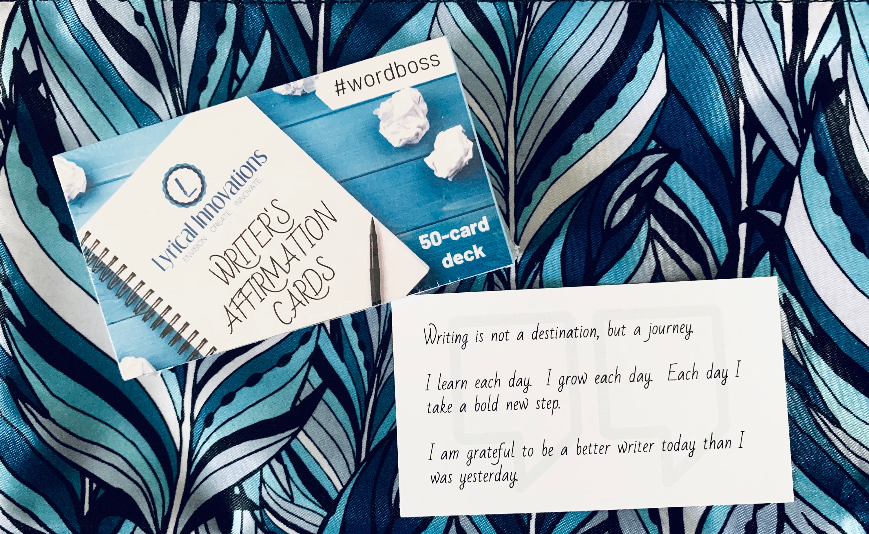 Writers' Affirmation Card Deck - Etsy