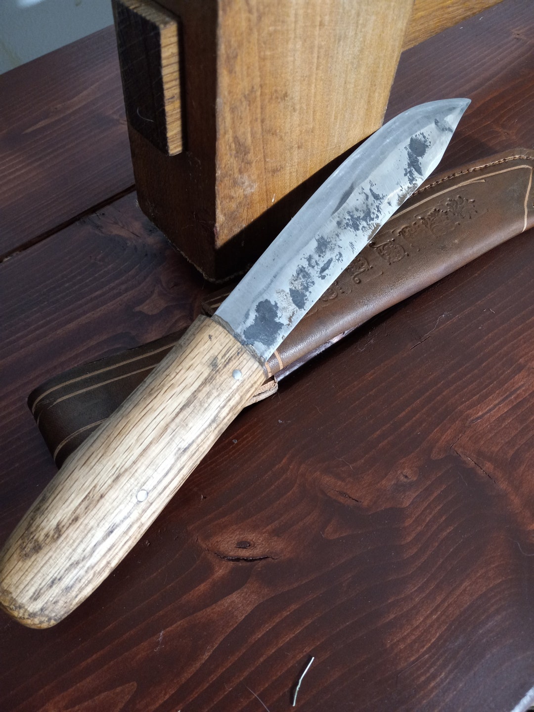 Hand Forged Knife - Etsy