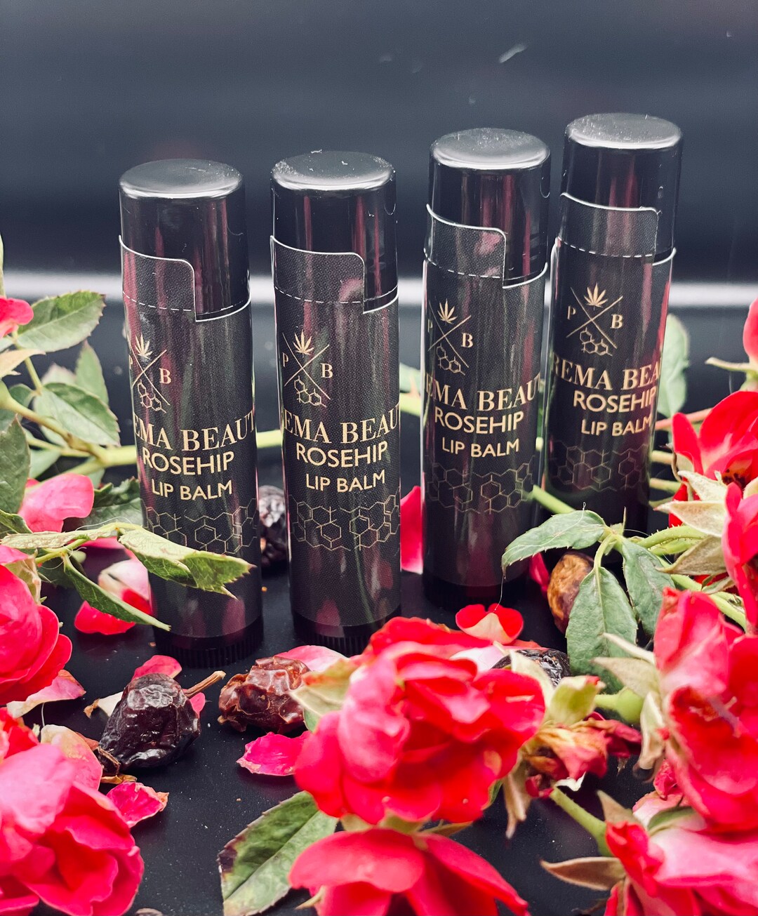 Organic Rosehip Infused Lip Balm - Etsy