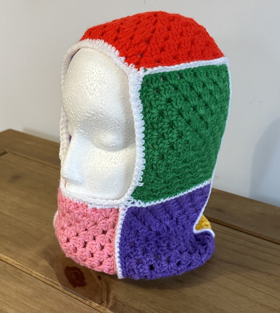 Granny Square Balaclava | Balaclava | Granny Squares | Funky Clothes ...