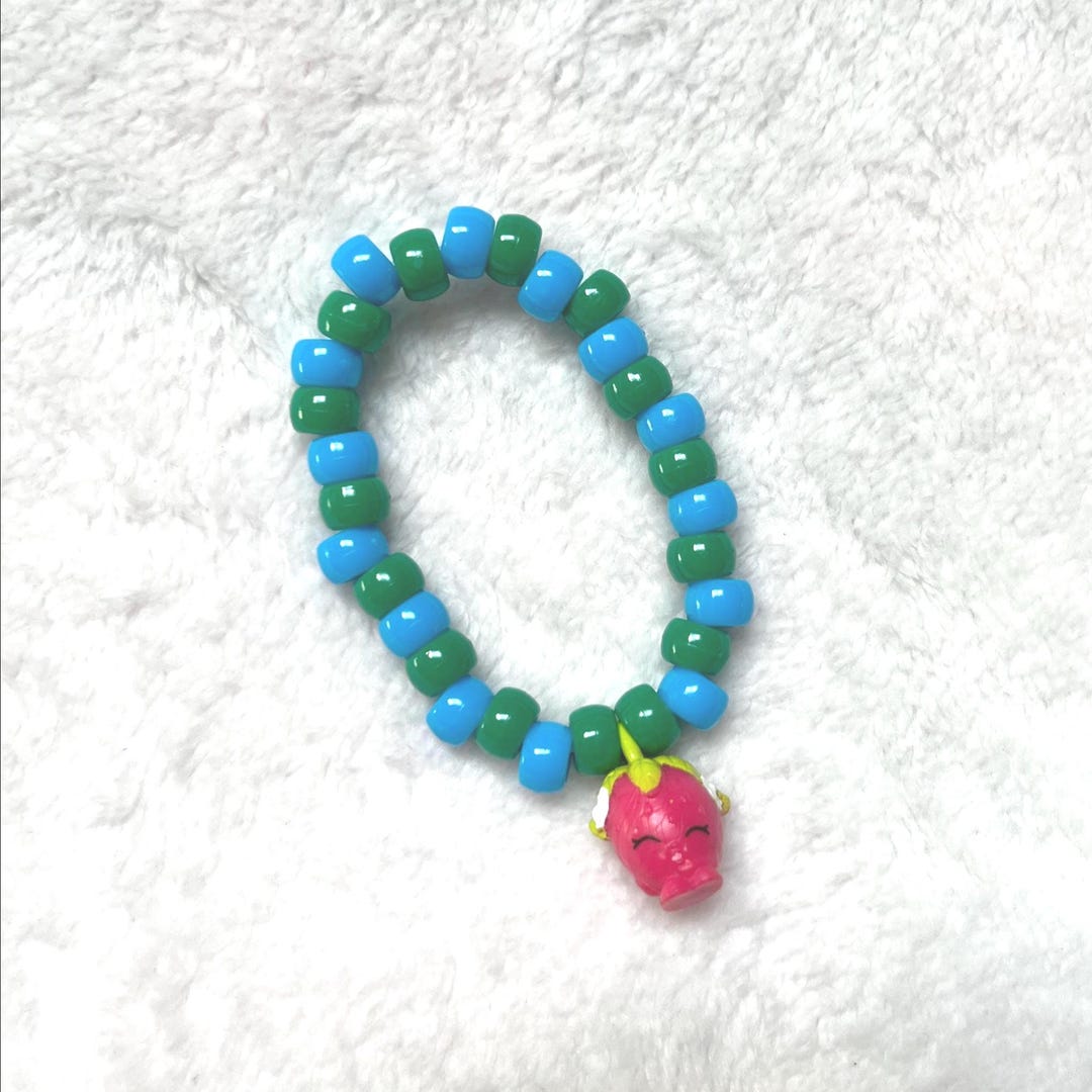 Various Colored Beaded and Fandom Bracelets - Shopkins, Murder Drones ...