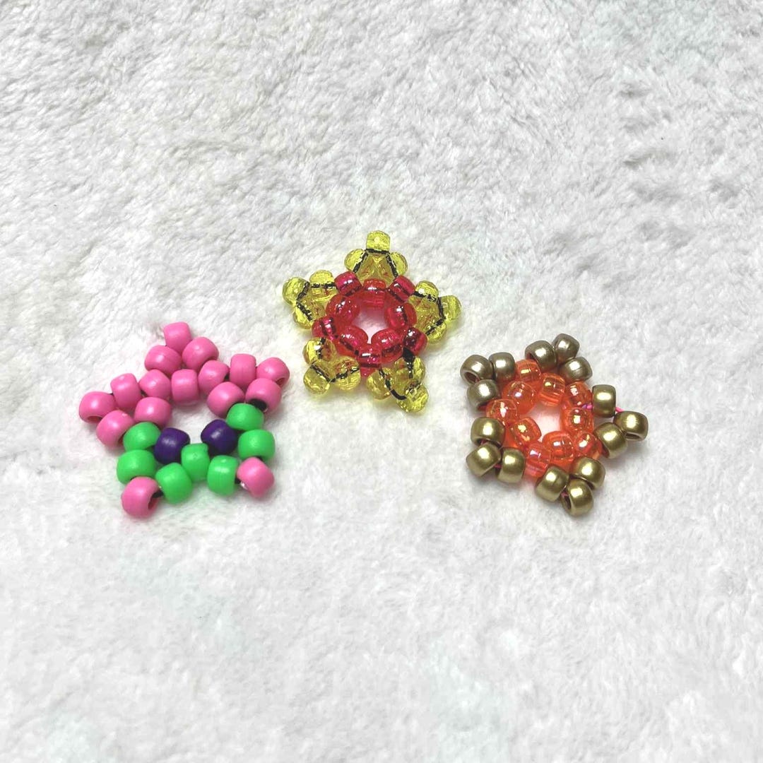 Mini and Large Kandi Stars - Etsy