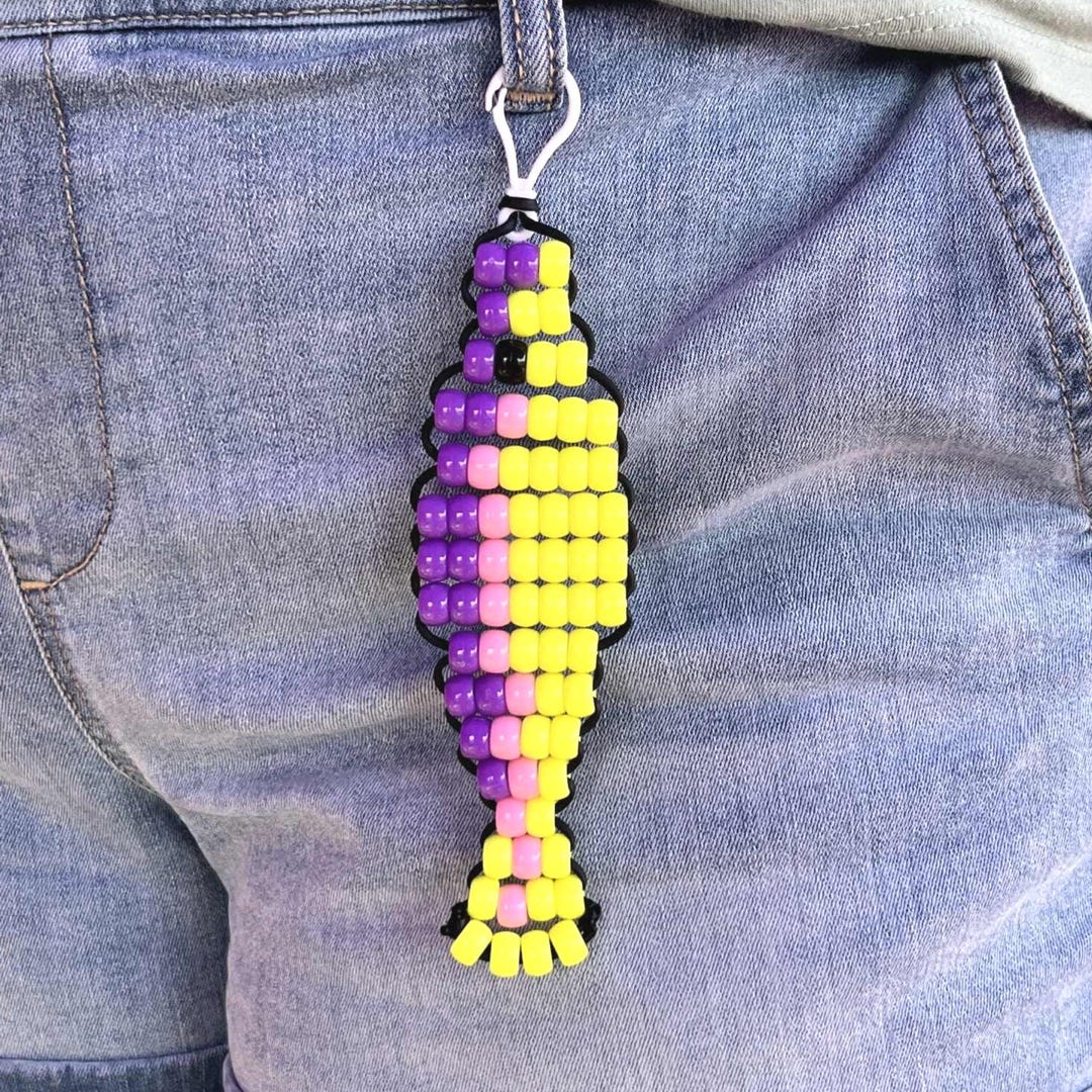 Kandi Axolotl and Fish Keychains - Super Cute! - Etsy