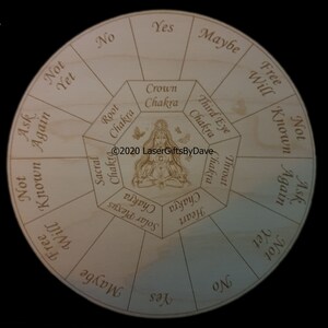 Wooden Pendulum Spiritual Dowsing Board Laser Engraved - Etsy Canada