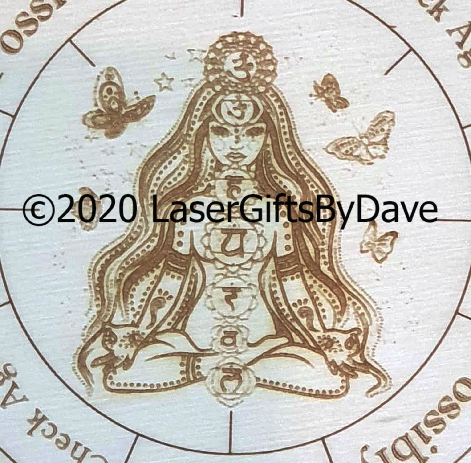 Wooden Pendulum Spiritual Dowsing Board Laser Engraved - Etsy Canada