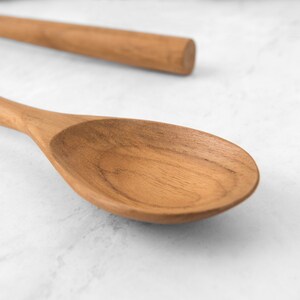 Classic Teak Spoon Set - Etsy