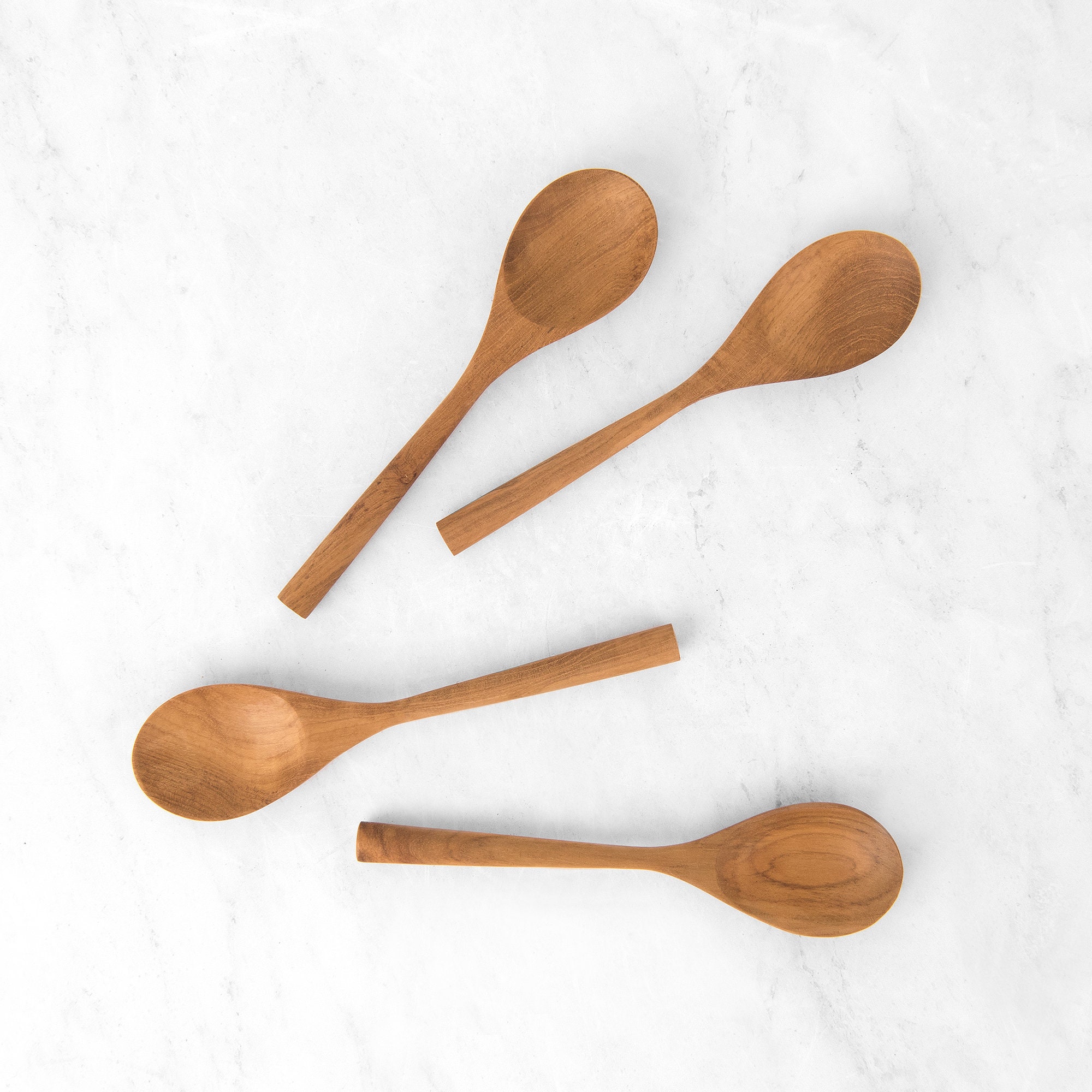 Classic Teak Spoon Set - Etsy