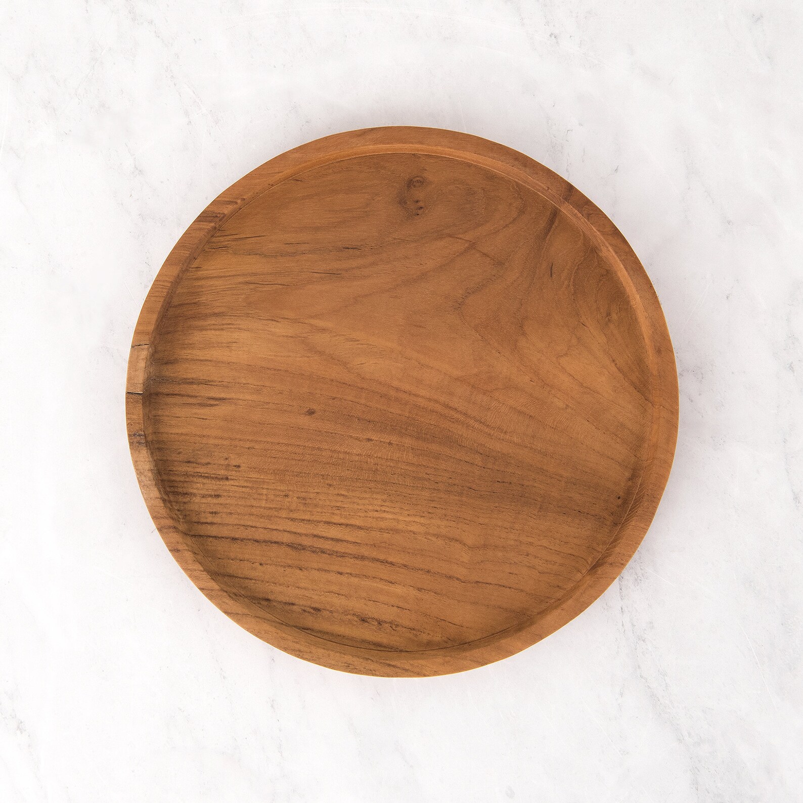 Round Teak Plate/tray Individual or Set - Etsy