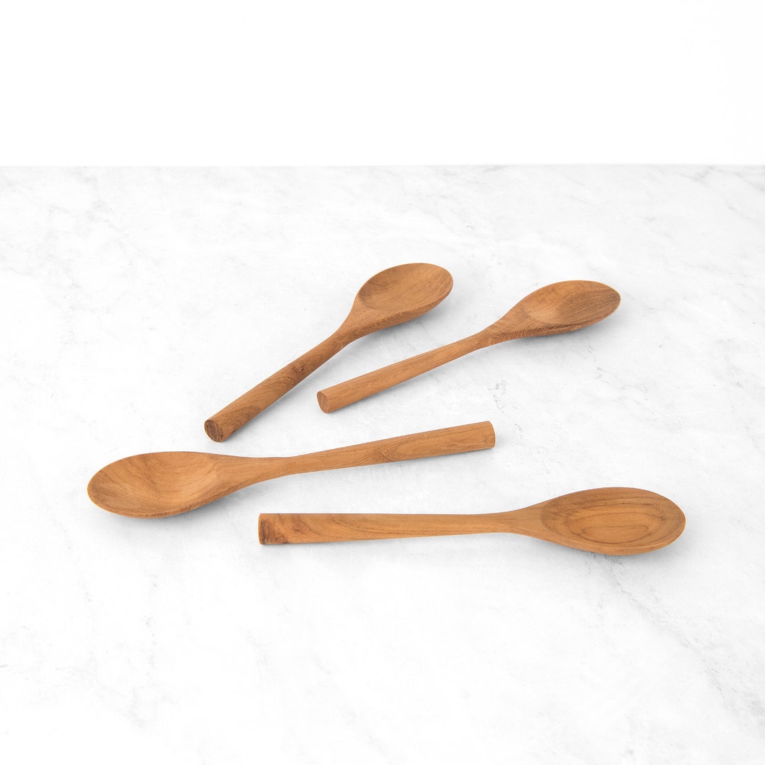 Classic Teak Spoon Set - Etsy