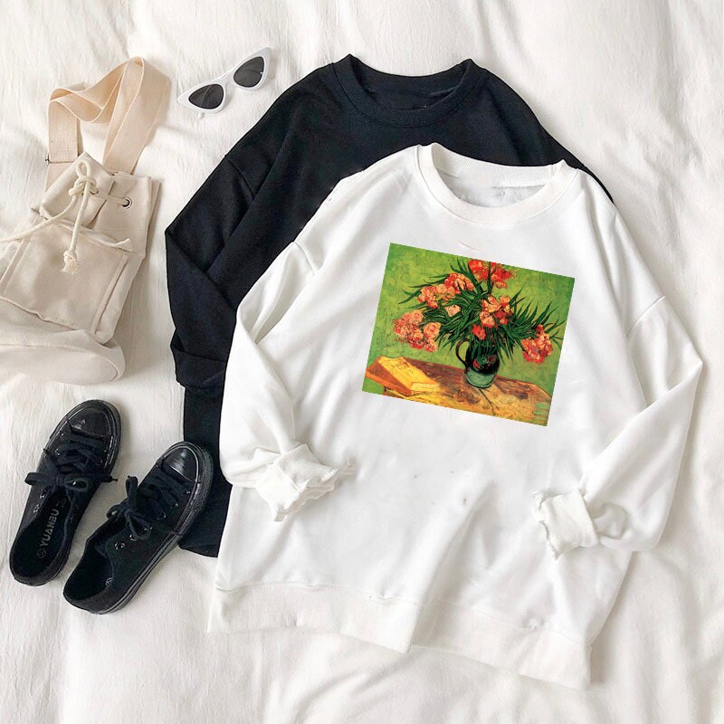 Van Gogh Vintage Sweatshirt, Vintage Clothing, Van Gogh Print, Van Gogh ...