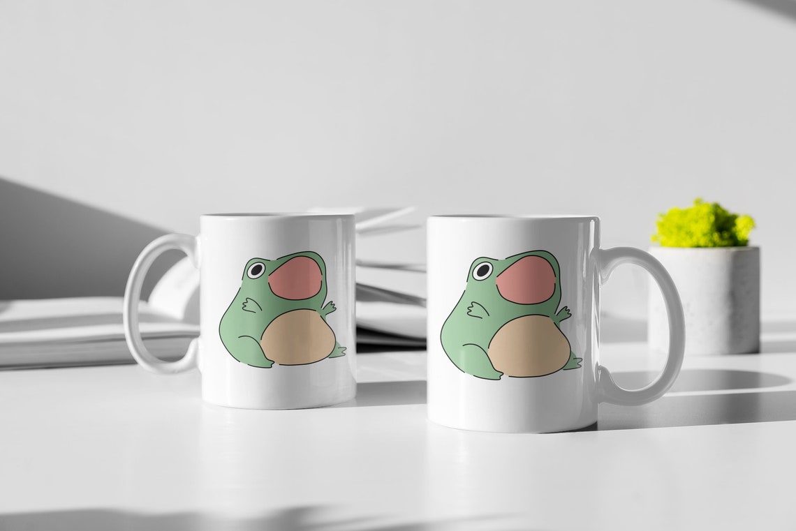 Green Frog Mug Frog Mug Frog Mug Funny Frog Mug Cute Frog - Etsy