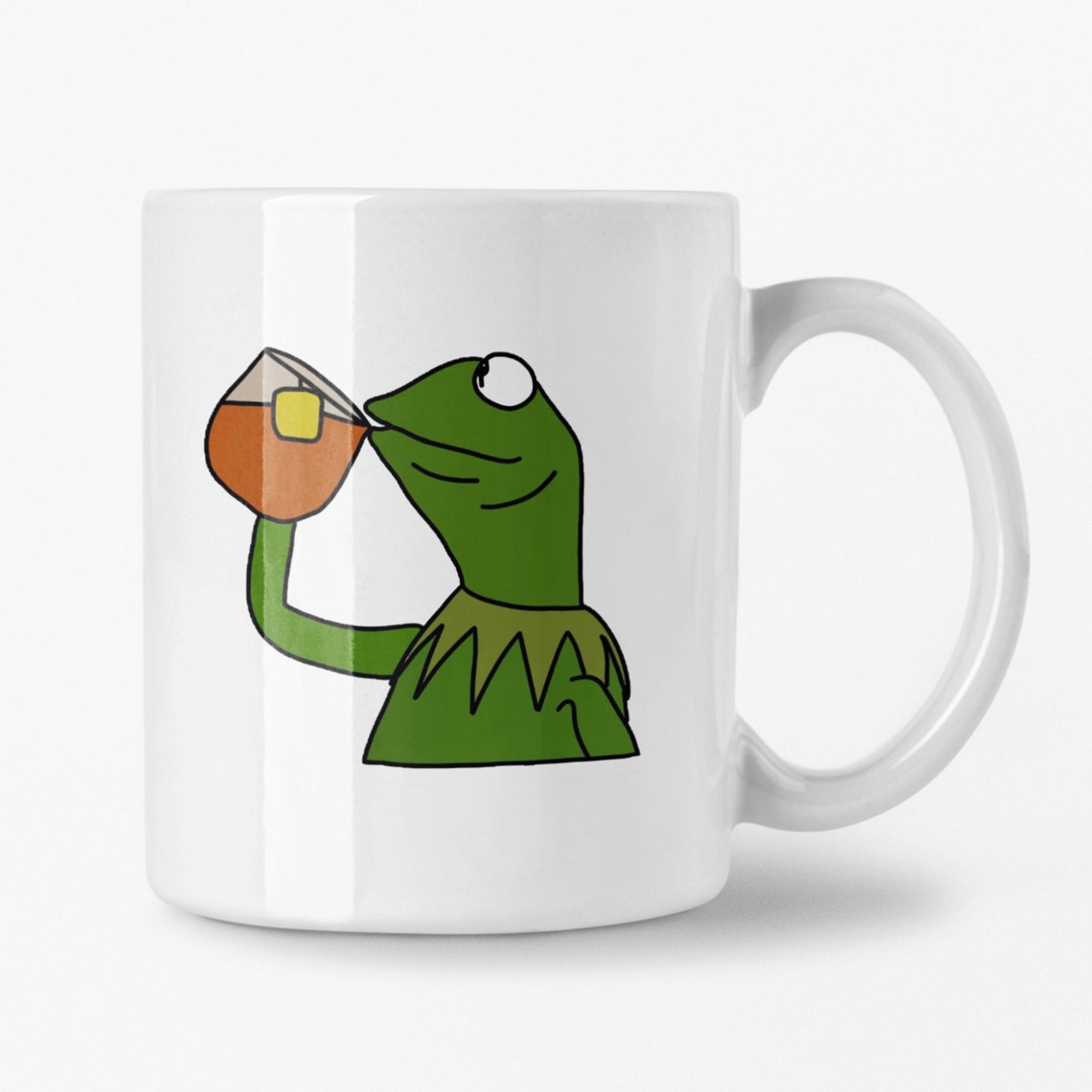 Green Frog Mug, Frog Mug, Frog Mug, Funny Frog Mug, Cute Frog - Etsy