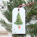 Gift Tag Mockup, Christmas Label Mock-up With Tree Branch for Lifestyle ...