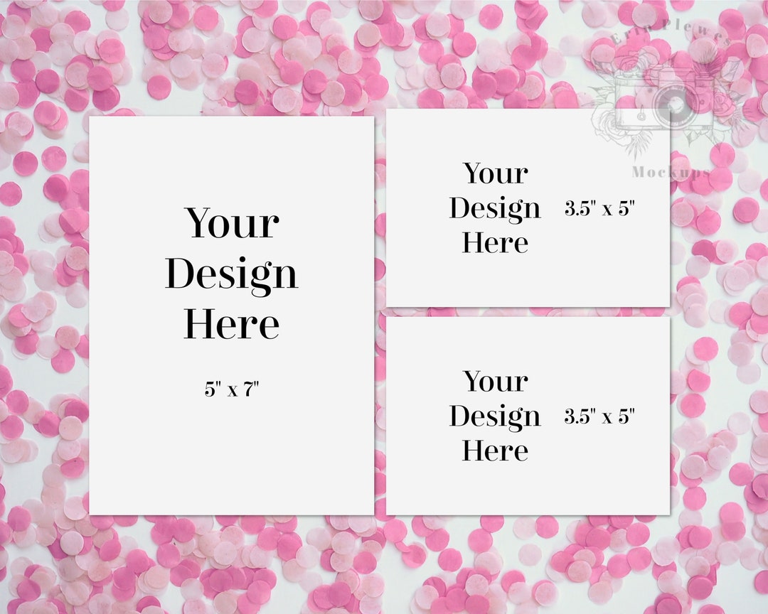 Invitation Mockup, Valentine's Day Card Mockup, Spring Wedding ...