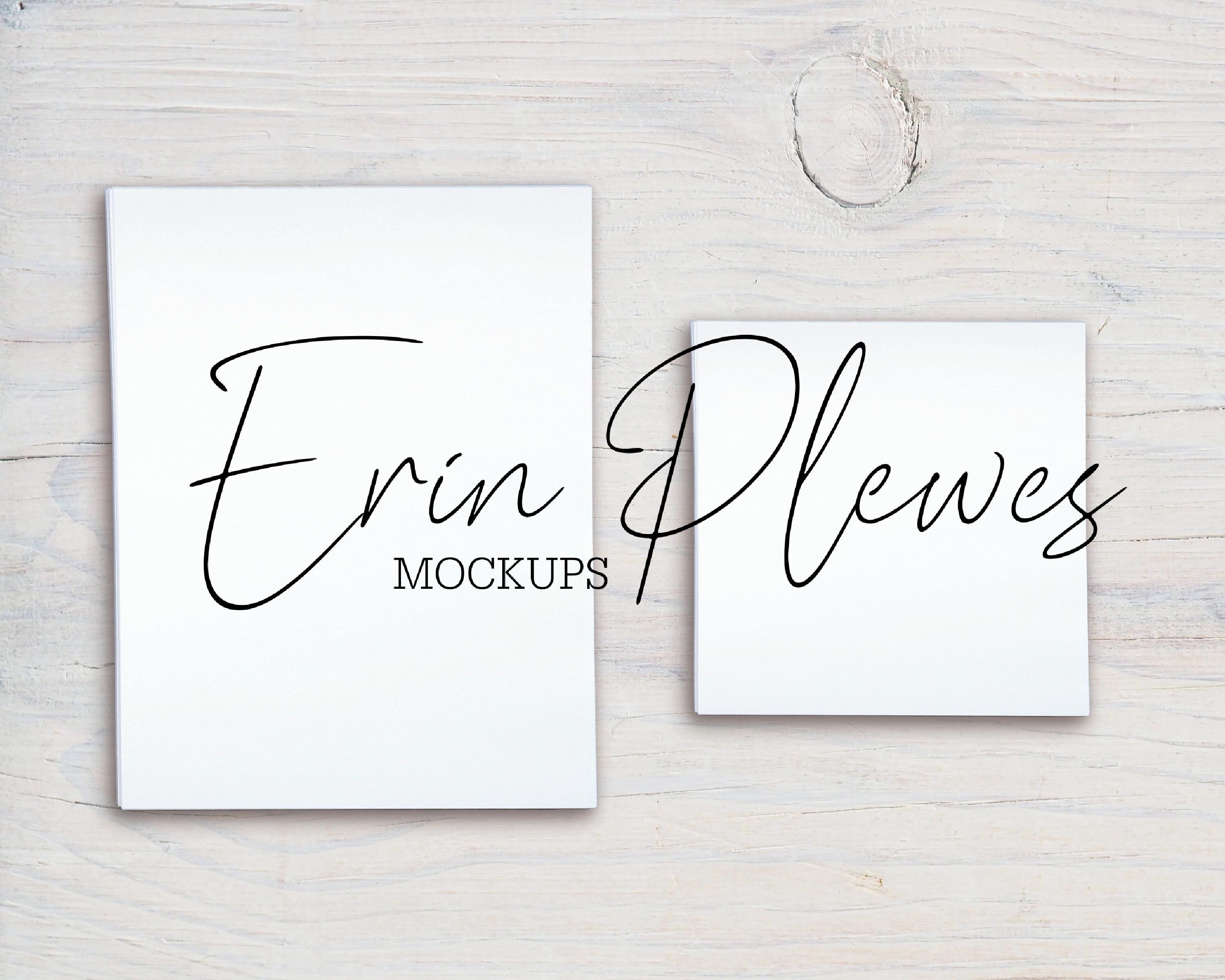 Notepad Mockup A2 and Square, to Do List Mock Up, Minimalist Stationery ...