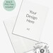 White Card Envelope Mockup, A2 Thank You Card Mock-up With White ...