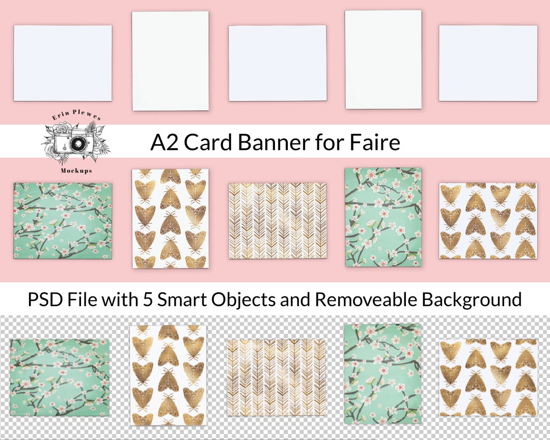 Card Store Faire Banner, Card Shop Banner for Faire With PSD Smart ...