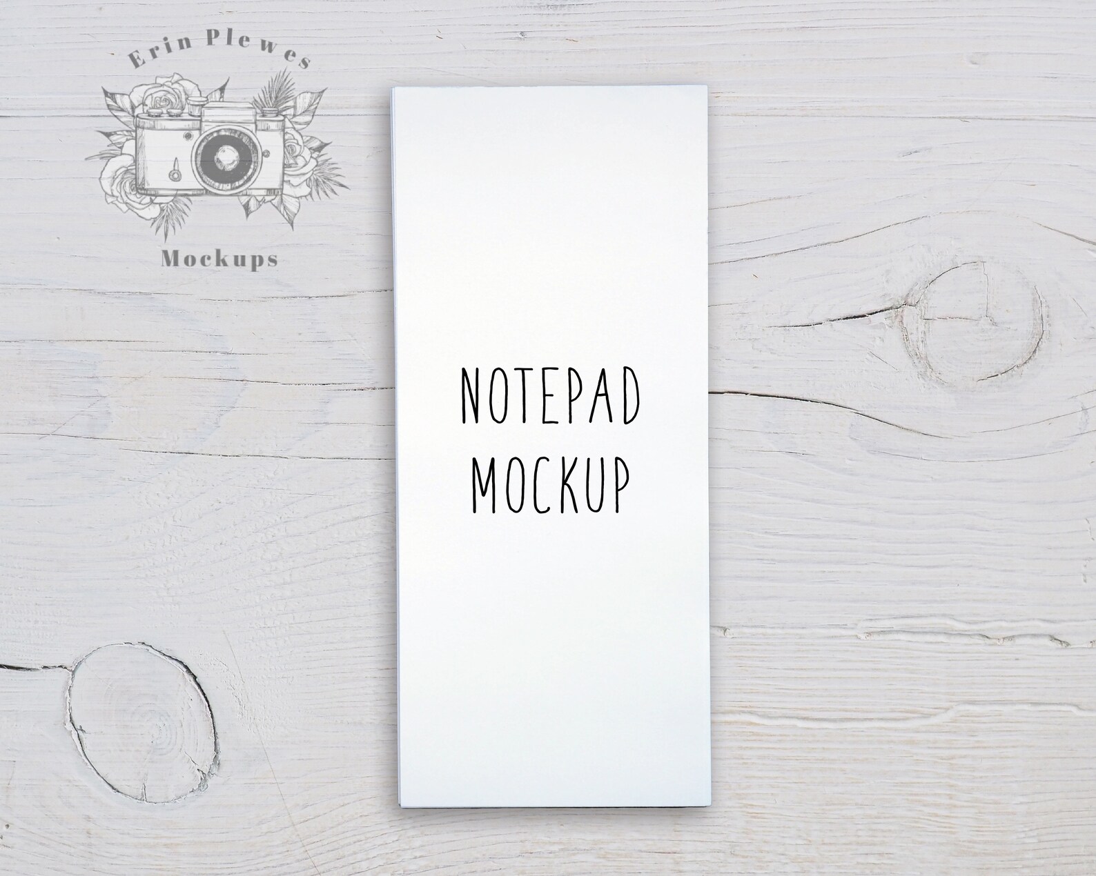 Grocery List Mockup, to Do List Mock up on Rustic Wood Background, Note ...