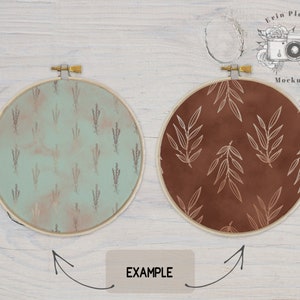 Embroidery Hoop Mockup Set , Cross Stitch Mock up on Rustic White Wood ...